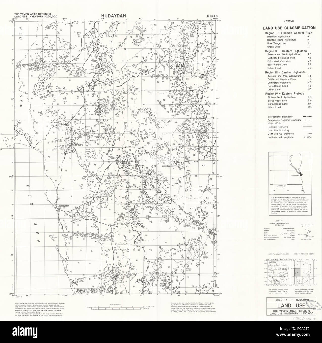 Agricultural land use inventory for Yemen Arab Republic ; a project in ...