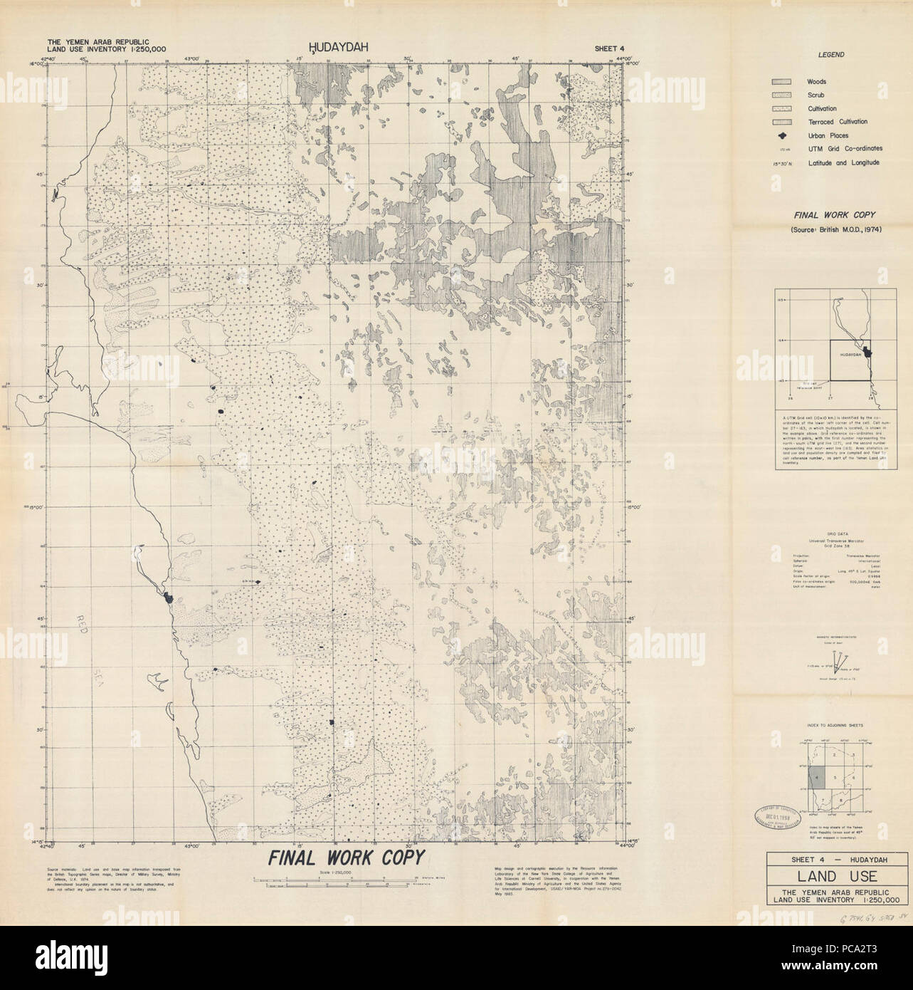 Agricultural land use inventory for Yemen Arab Republic ; a project in ...
