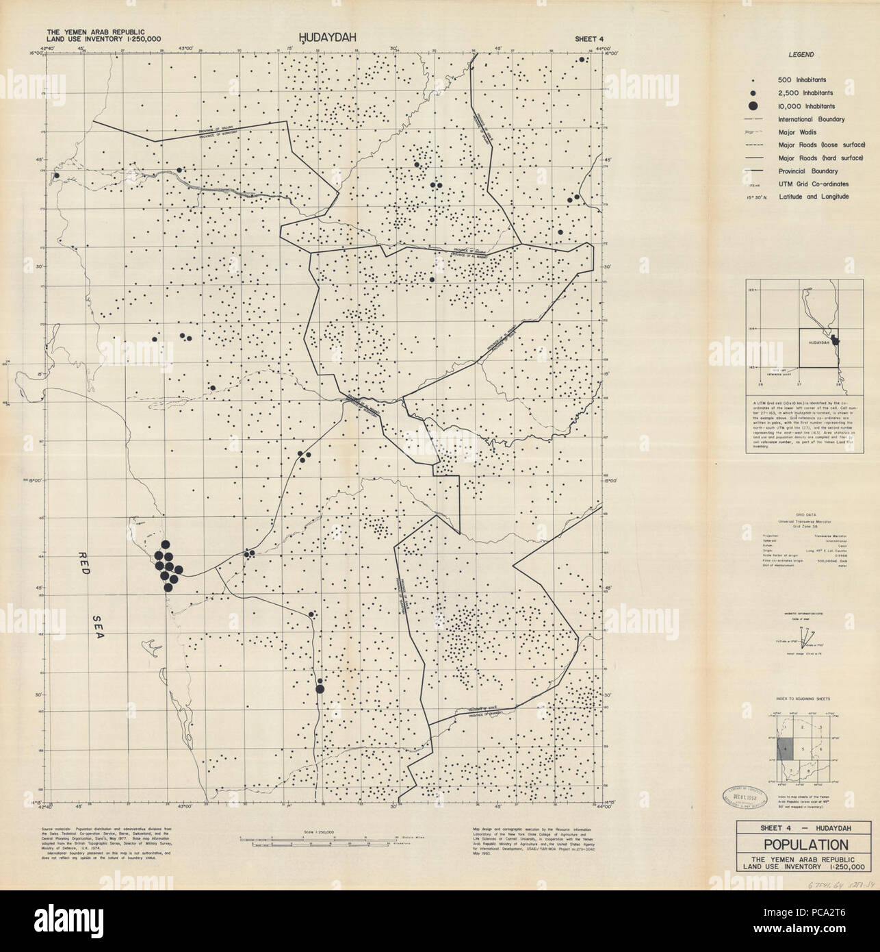 Agricultural land use inventory for Yemen Arab Republic ; a project in ...