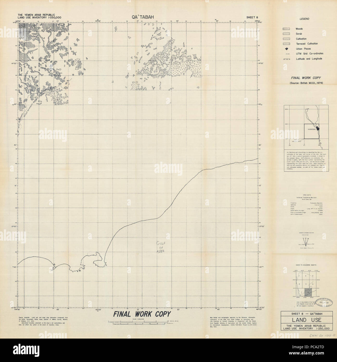 Agricultural land use inventory for Yemen Arab Republic ; a project in ...