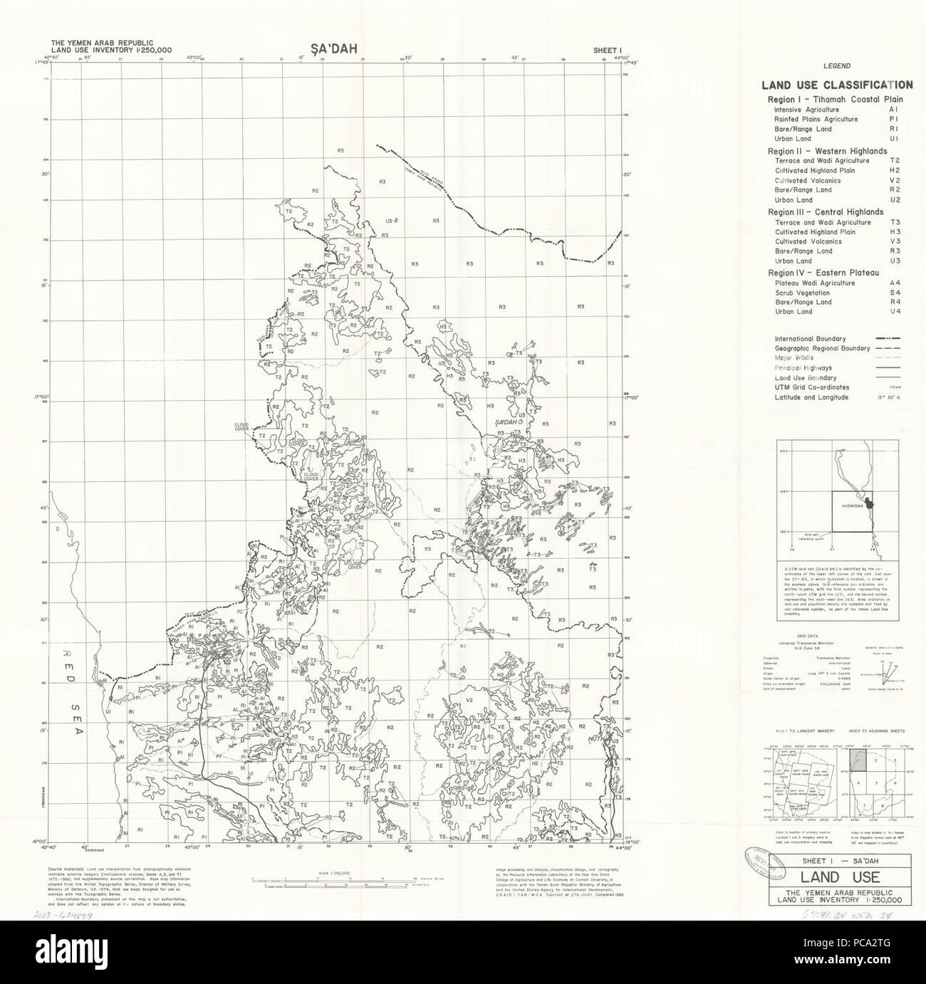 Agricultural land use inventory for Yemen Arab Republic ; a project in ...