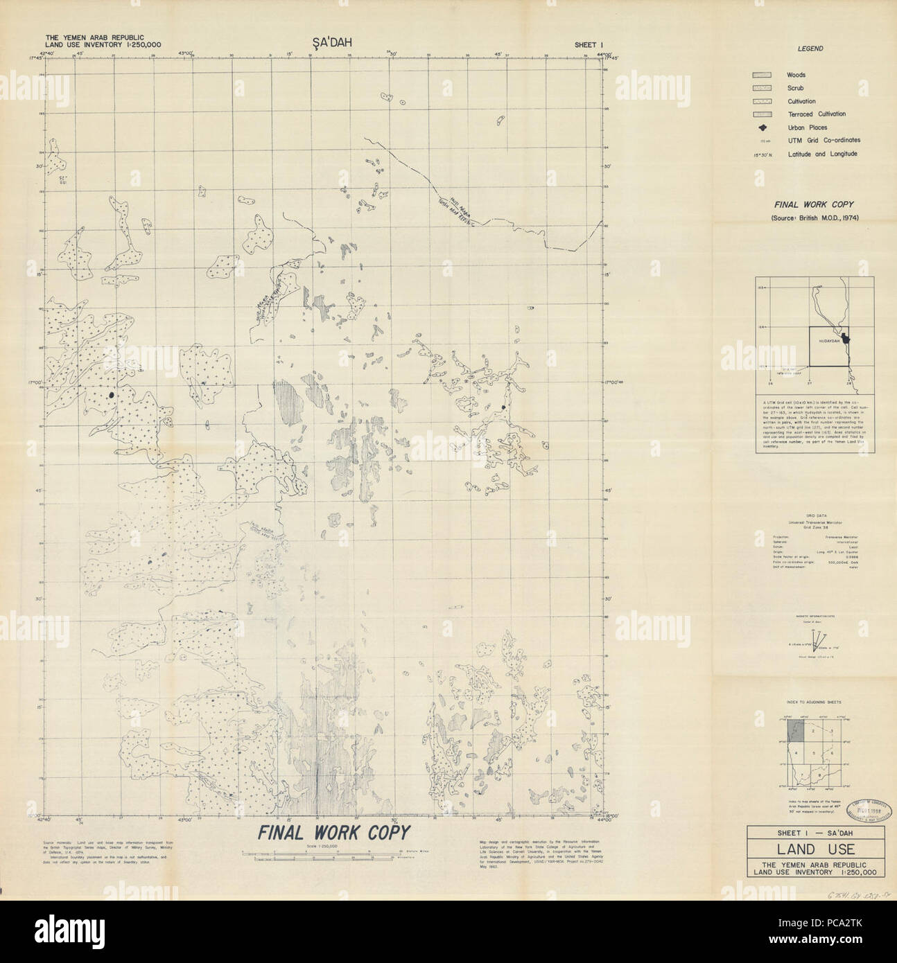 Agricultural land use inventory for Yemen Arab Republic ; a project in ...