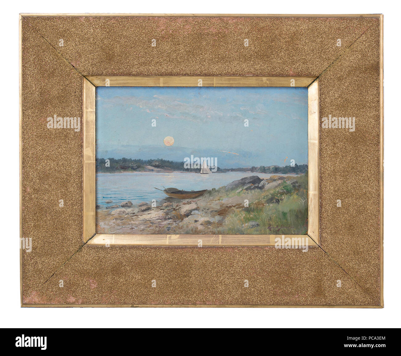 Moon in sky natural Cut Out Stock Images & Pictures - Alamy