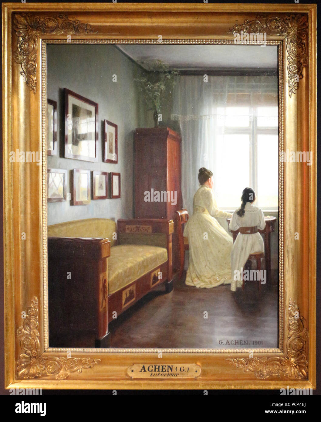 238 Georg achen, interno, 1901 Stock Photo - Alamy