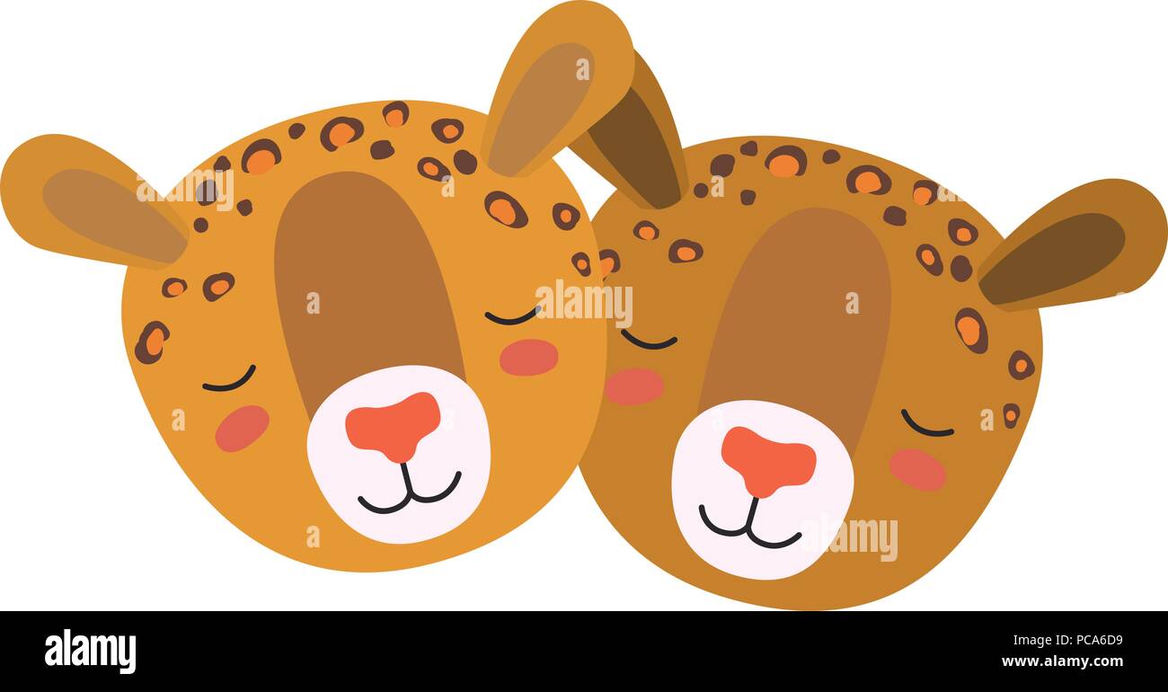 Couple zoo carnivore Stock Vector Images - Alamy