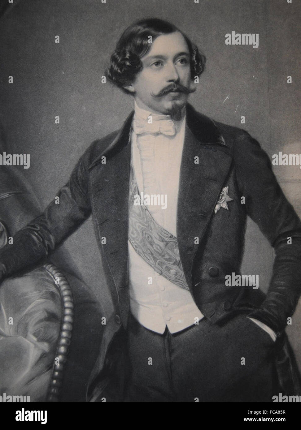 204 Felix Maria Vincenz Andreas von Lichnowsky, c. 1840 Stock Photo - Alamy