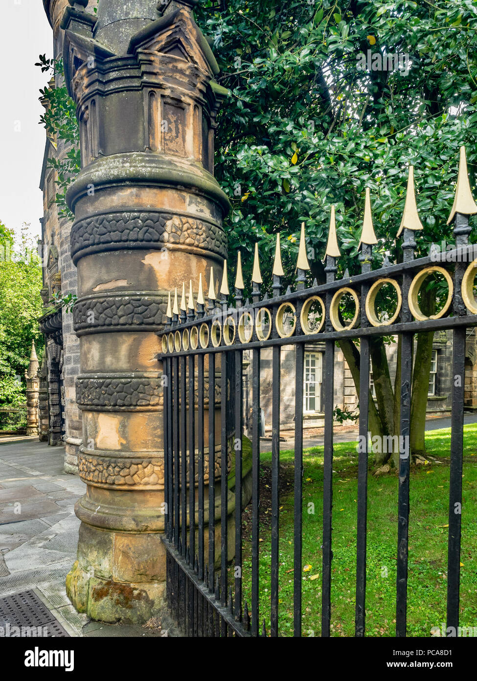 Fence With Columns High Resolution Stock Photography and Images - Alamy