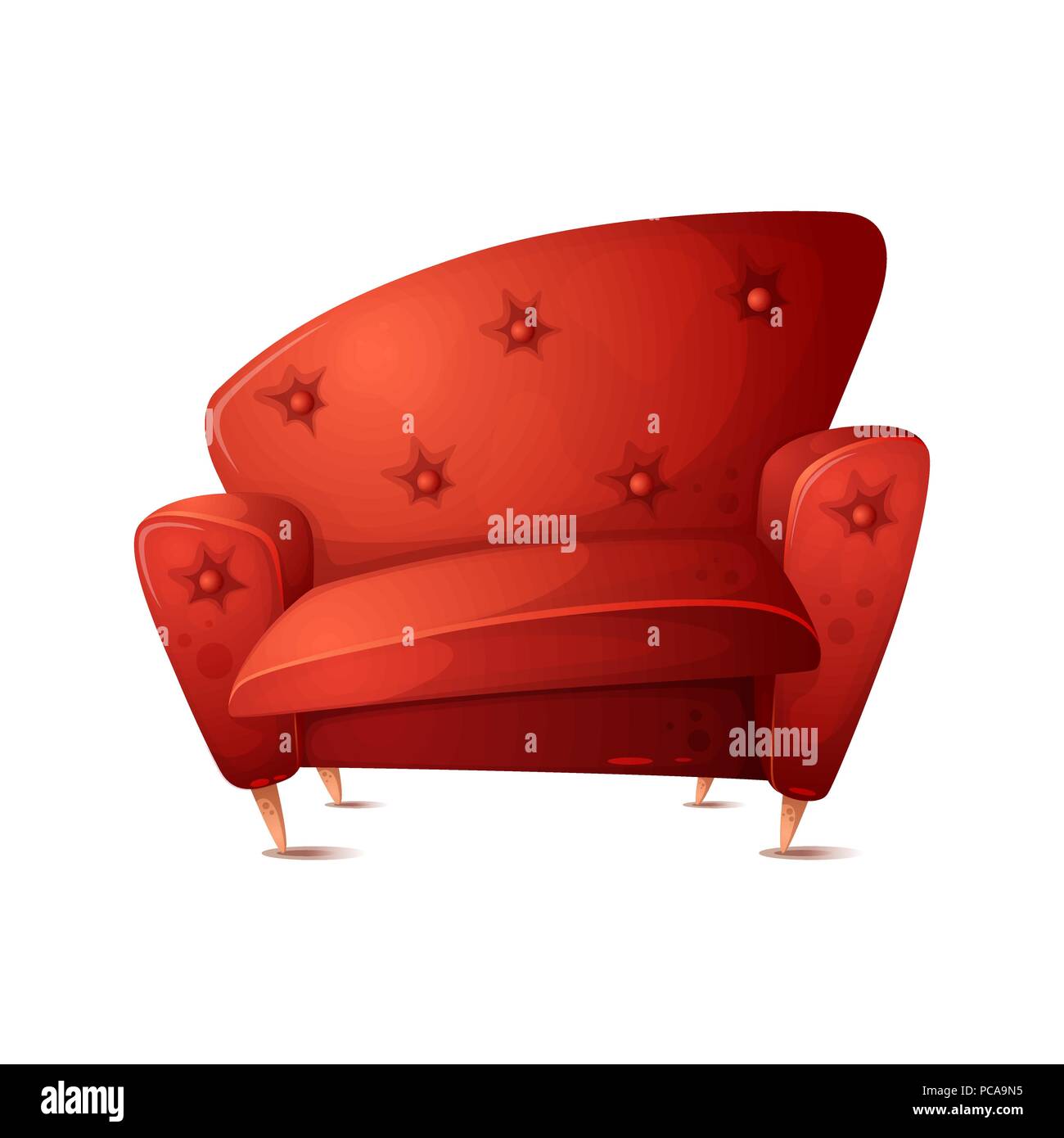 Cartoon safe illustration on the white background Stock Vector Image ...
