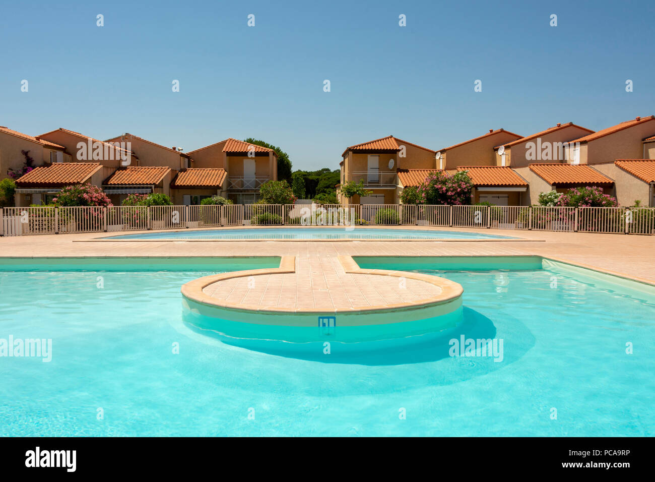 Family swimming pool france hi-res stock photography and images - Alamy