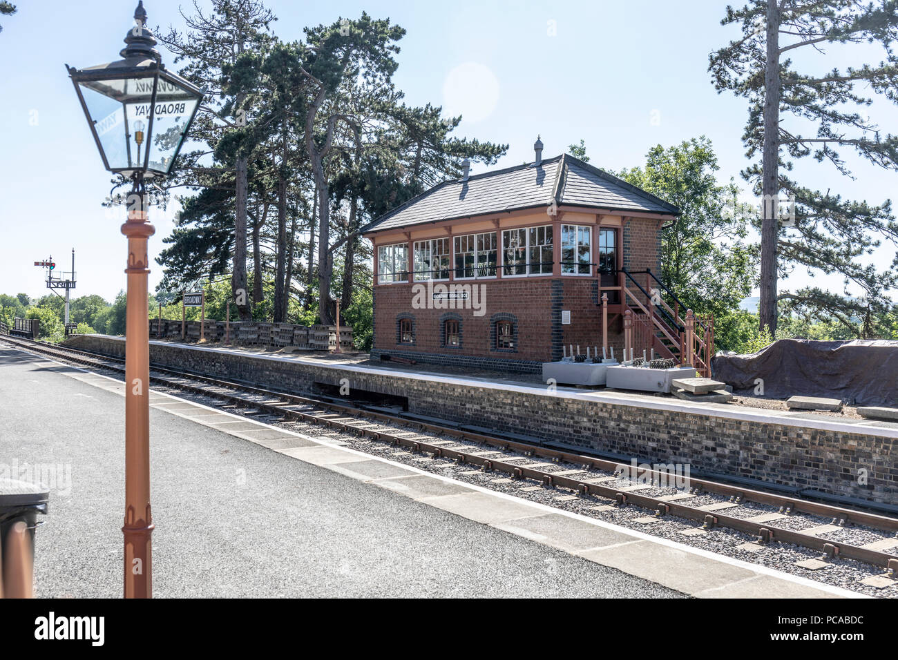 Gwr railway lamp hi-res stock photography and images - Alamy