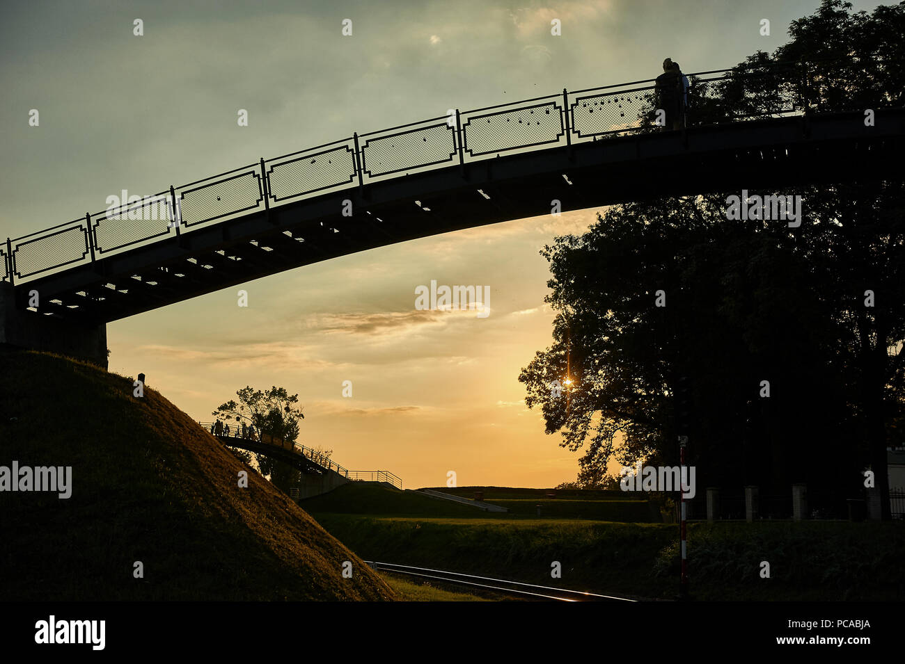 Bridge over railway tracks hi-res stock photography and images - Alamy
