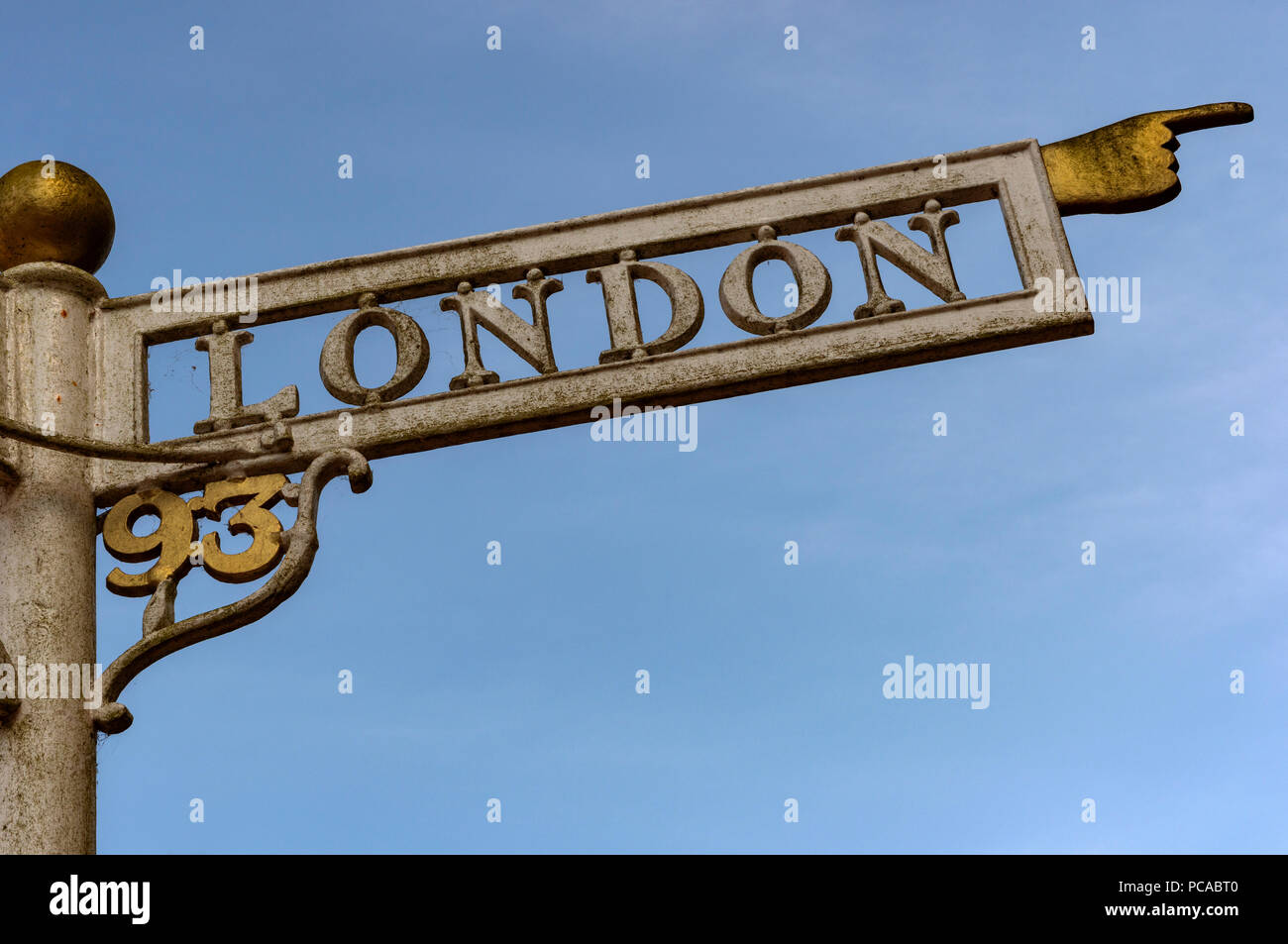 Old fashioned signs hi-res stock photography and images - Alamy