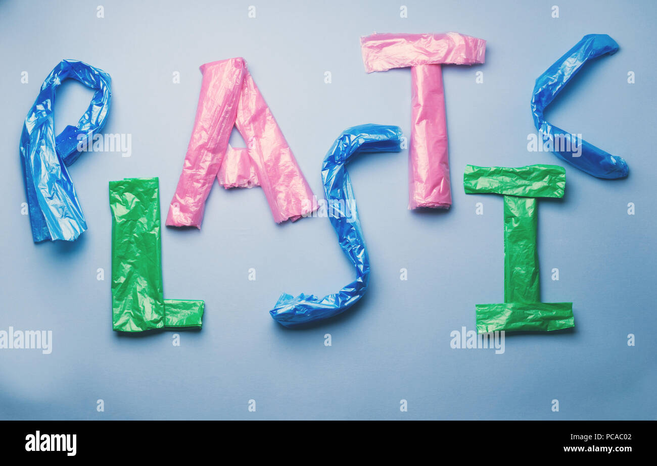 Plastic written hi-res stock photography and images - Alamy