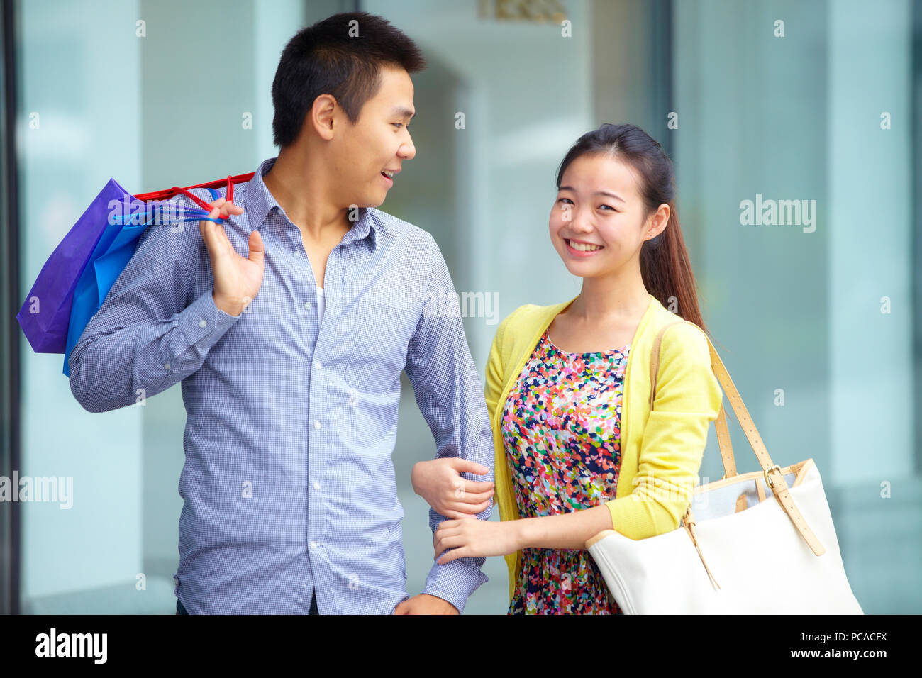 happy young asian couple together Stock Photo - Alamy