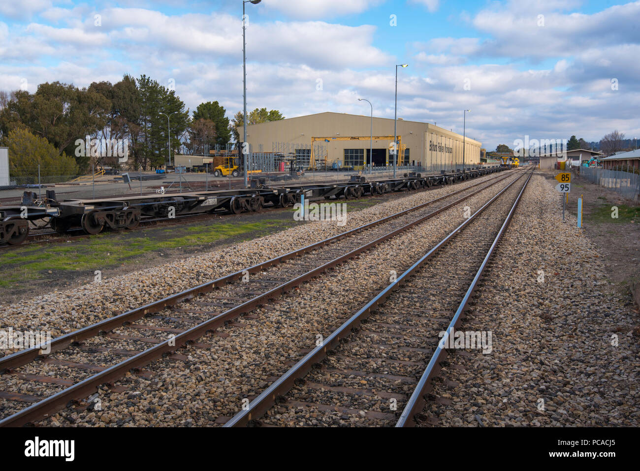 Bathurst Railway Workshops at the eastern end of Bathurst Railway ...