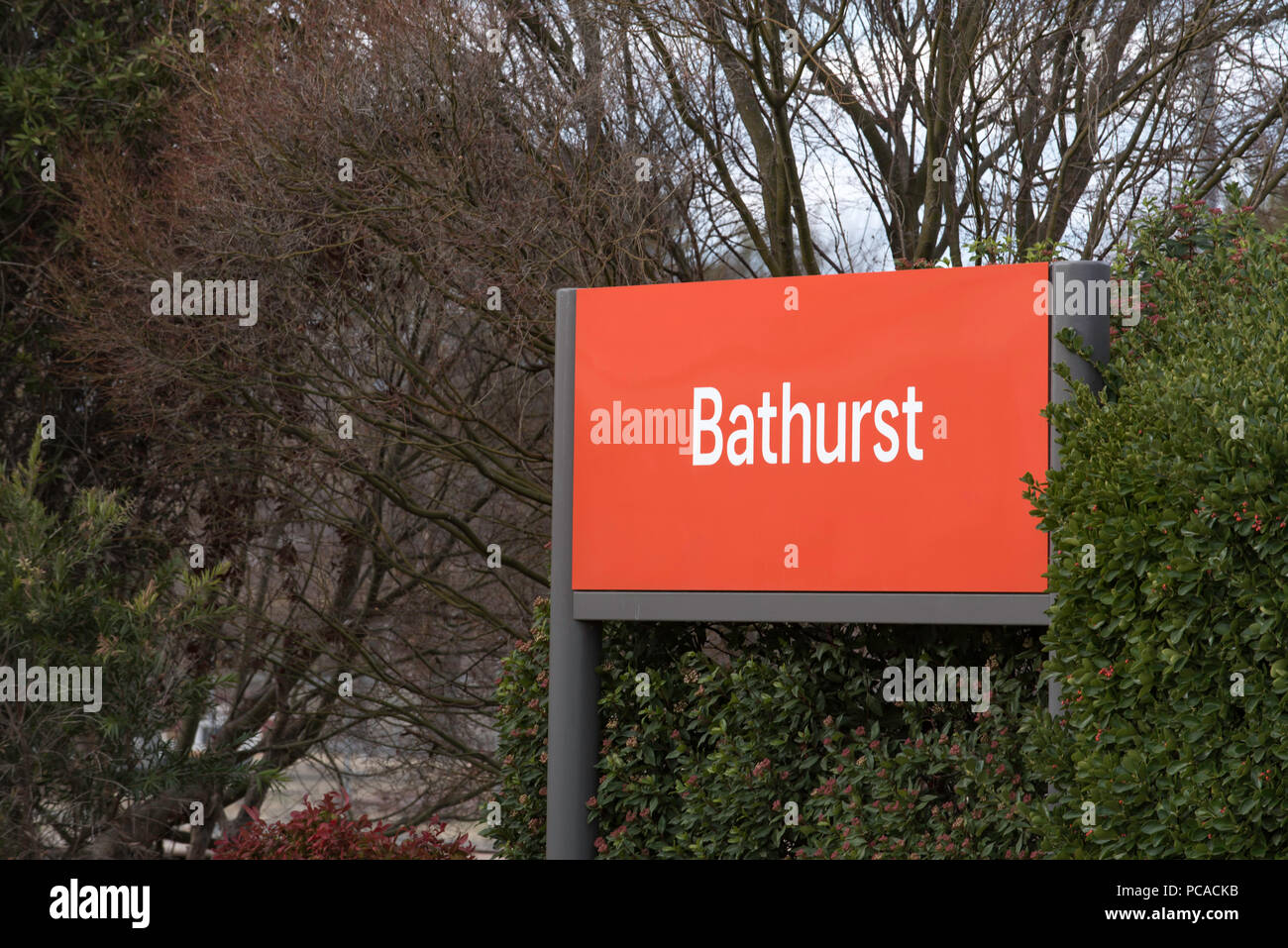 Bathurst sign signage hi-res stock photography and images - Alamy