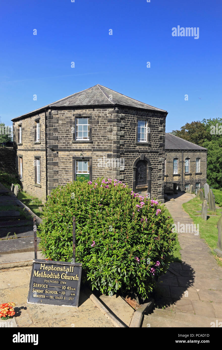 Historic Octagonal Chapel, Heptonstall Stock Photo - Alamy