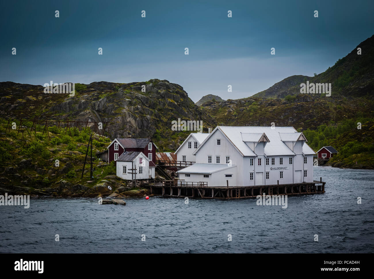 Stormy day in the lofoten islands hi-res stock photography and images ...