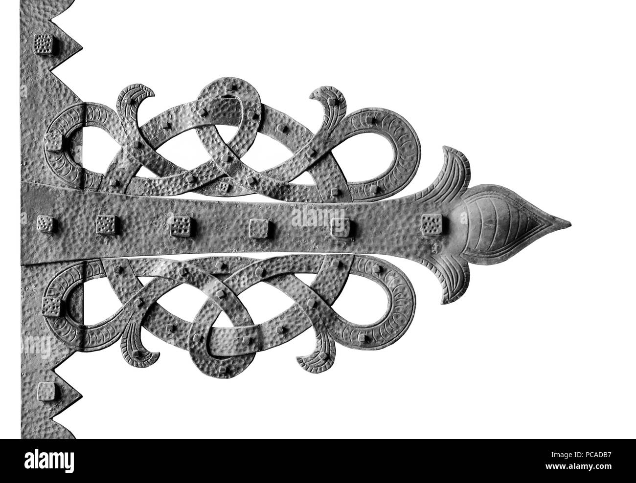 Antique iron element for decoration Stock Photo - Alamy