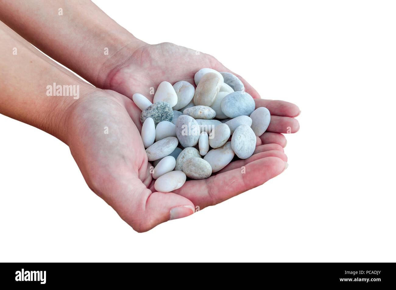 Small pebble on finger hi-res stock photography and images - Alamy