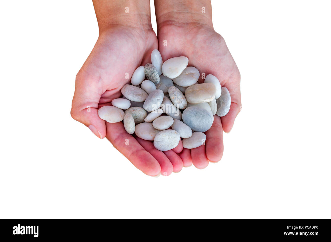 Small pebble on finger hi-res stock photography and images - Alamy