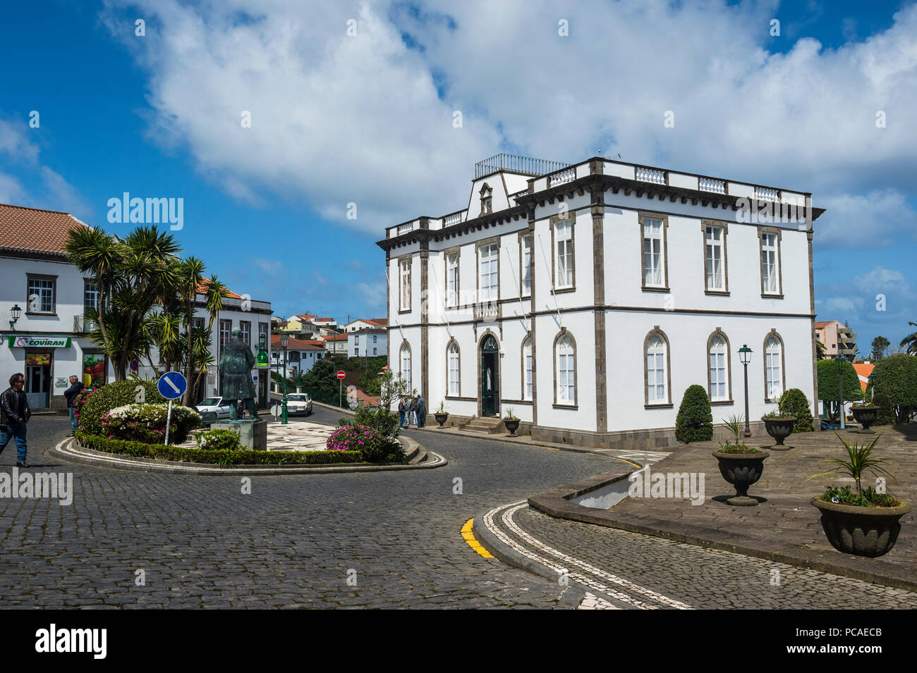 Historical buildings in Nordeste, Island of Sao Miguel, Azores ...