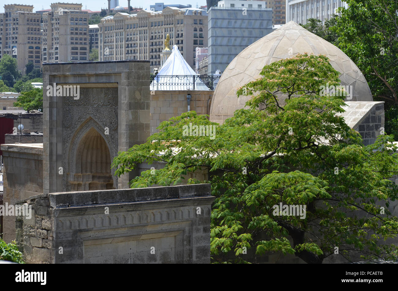 Historical center of Baku, capital city of Azerbaijan Stock Photo - Alamy