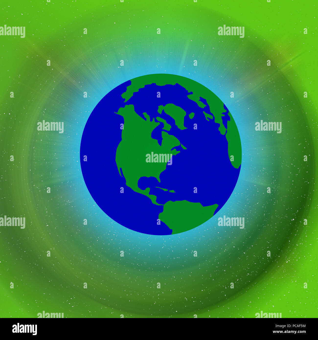 Earth map cartoon hi-res stock photography and images - Alamy