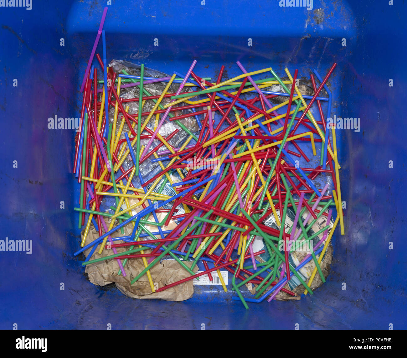 Blue plastic bin hi-res stock photography and images - Alamy