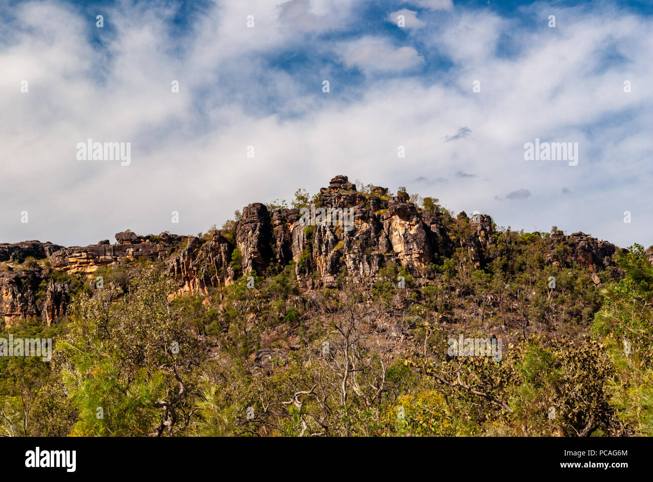 Arnhem Land Escarpment at East of Kakadu National Park, Northern Territiory in Australia Stock ...