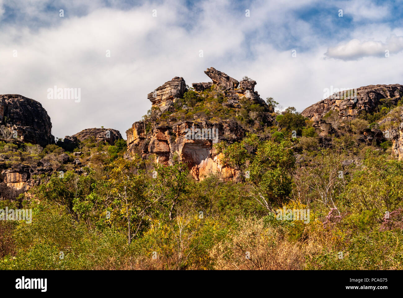 Arnhem Land Escarpment at East of Kakadu National Park, Northern ...