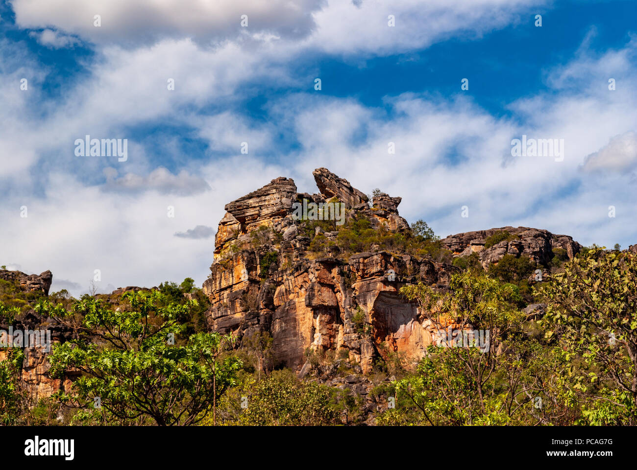 Arnhem Land Escarpment at East of Kakadu National Park, Northern ...