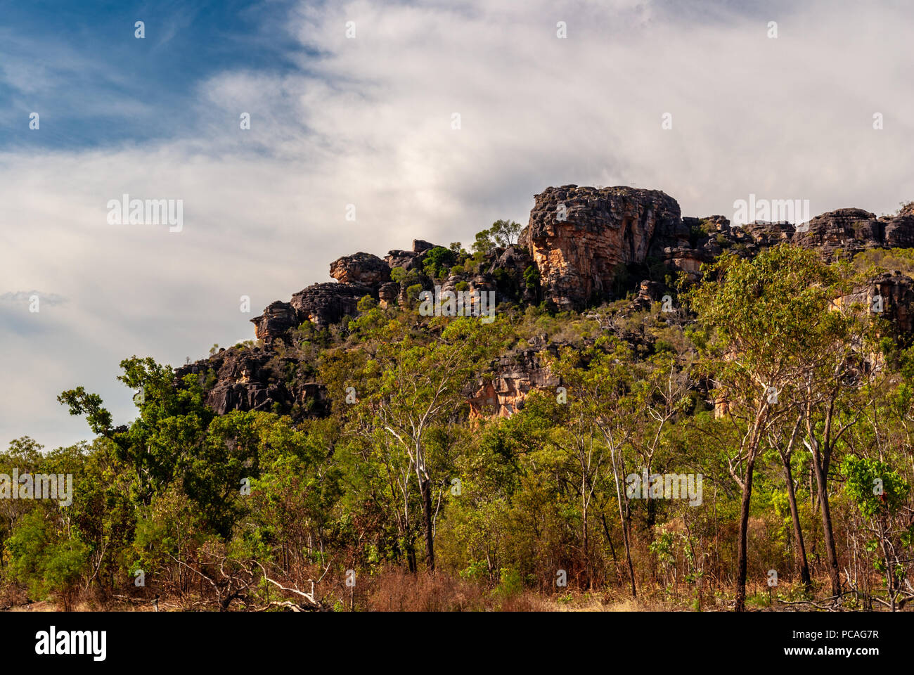 Arnhem Land Escarpment at East of Kakadu National Park, Northern Territiory in Australia Stock ...