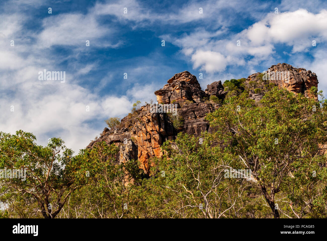 Arnhem Land Escarpment at East of Kakadu National Park, Northern ...