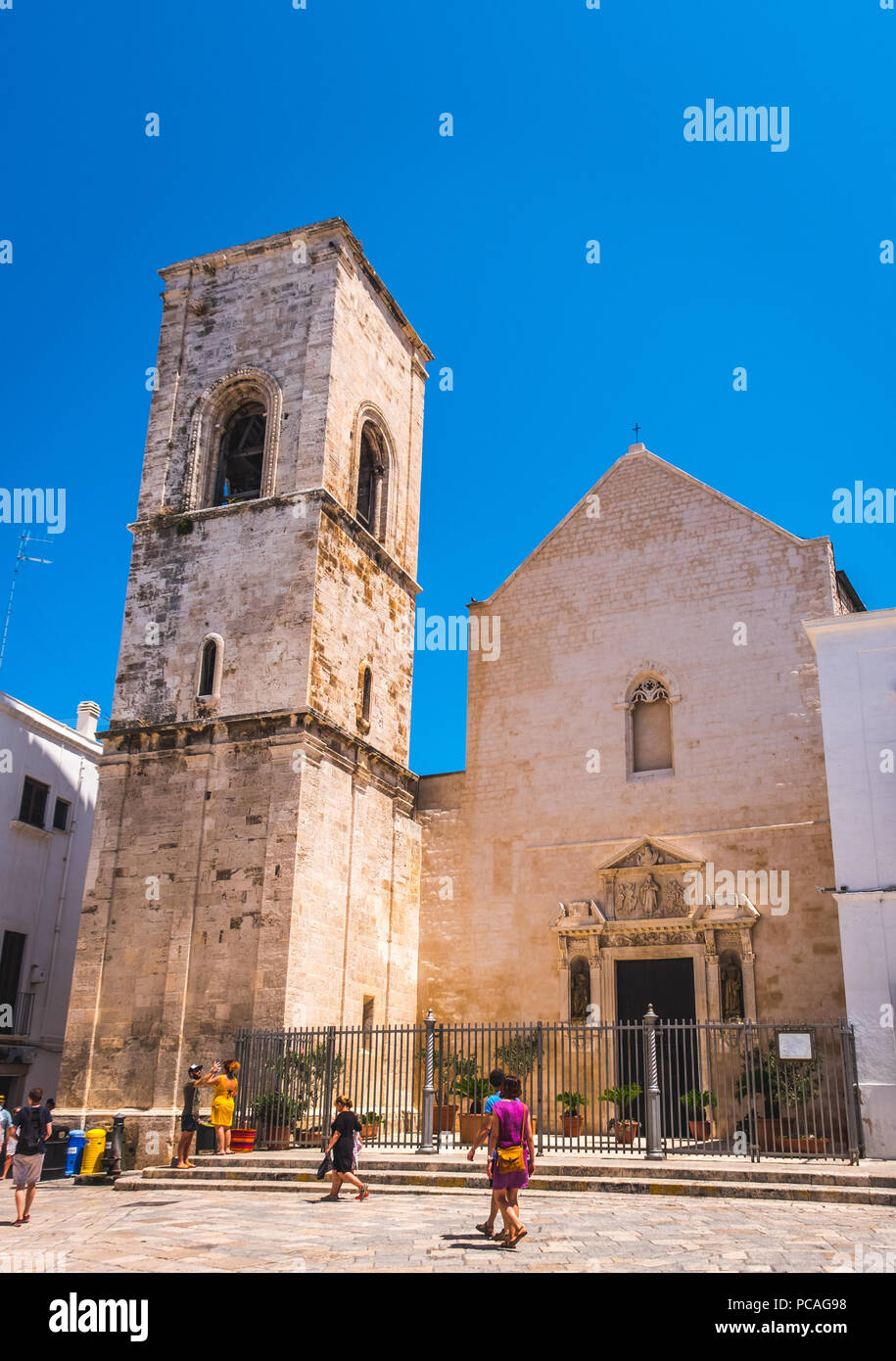 Polignano a Mare - Apulia - Italy Matrice church - Matrix Church Stock ...