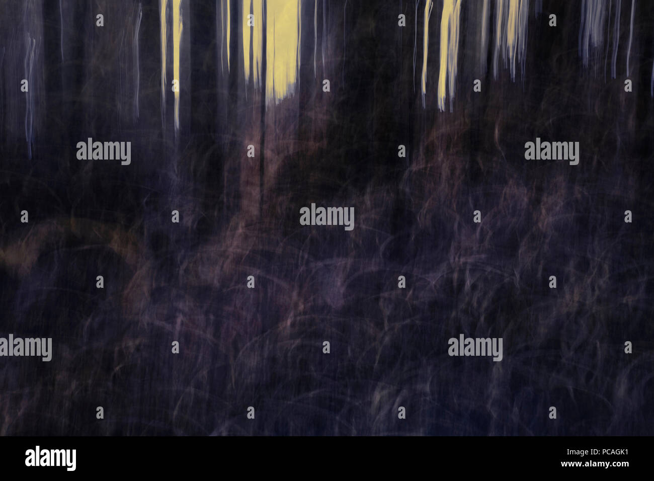 Environmental abstract nature landscapes from Glasgow, Scotland Stock ...