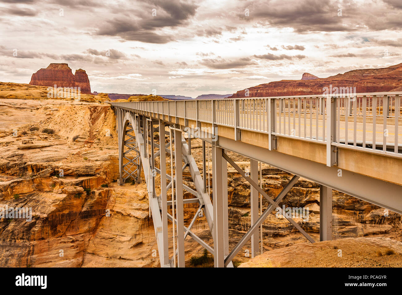 Dirty Devil River Bridge near Hite Utah. October 2016 Stock Photo - Alamy