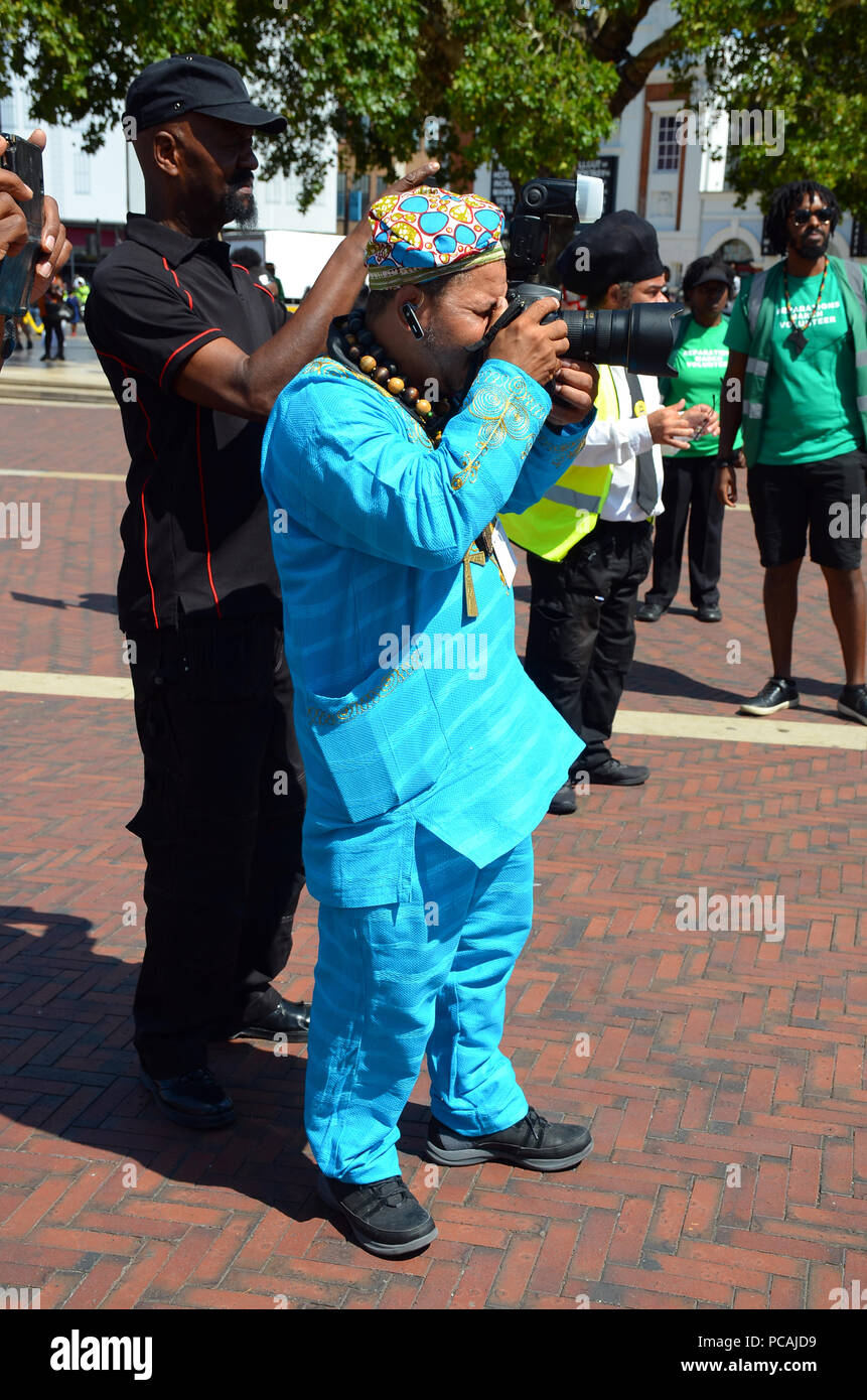 London, UK, Brixton, Windrush Square 1 August 2018 Annual march to ...