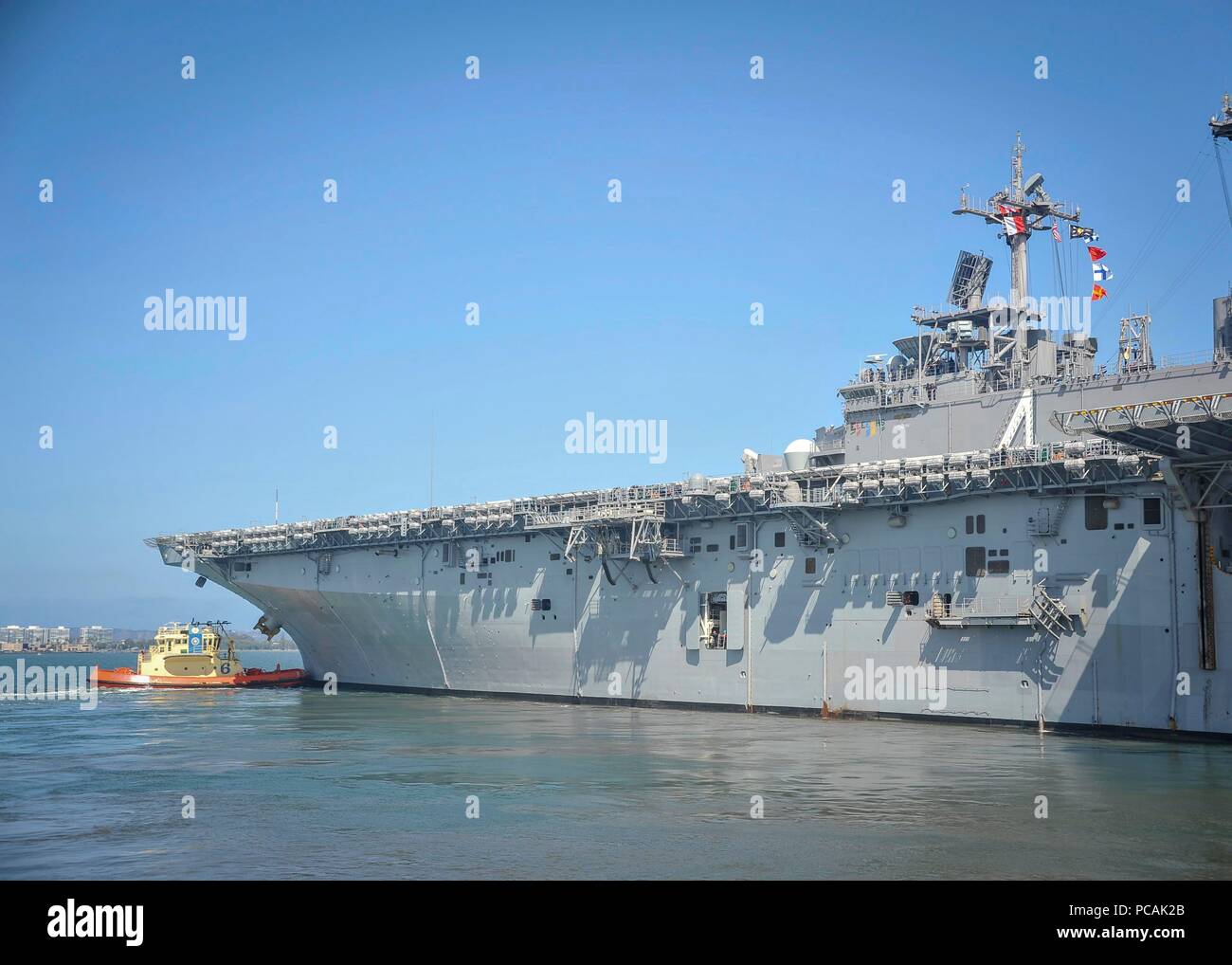SAN DIEGO (Jul. 31, 2018) Amphibious assault ship USS Boxer (LHD 4 ...