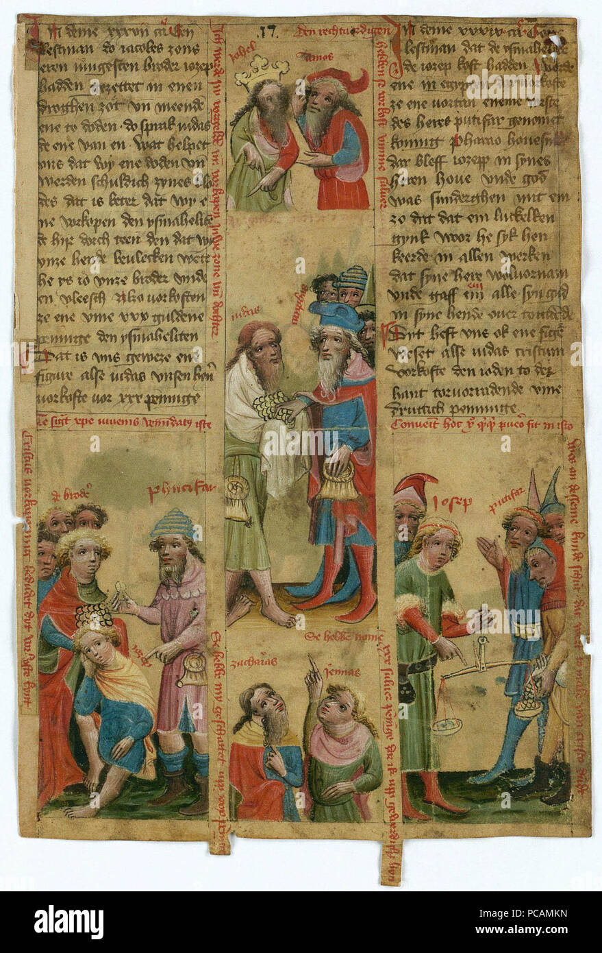 84 Biblia Pauperum Det Kongelige Bibliotek Stock Photo - Alamy