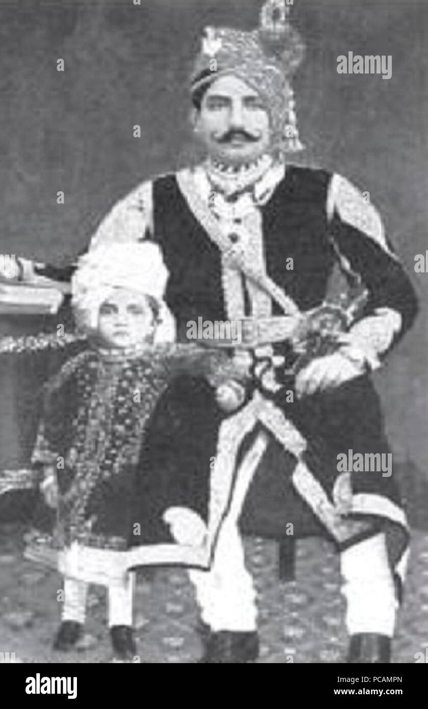 Ajit Singh of Khetri with his young son Jai Singh Stock Photo - Alamy