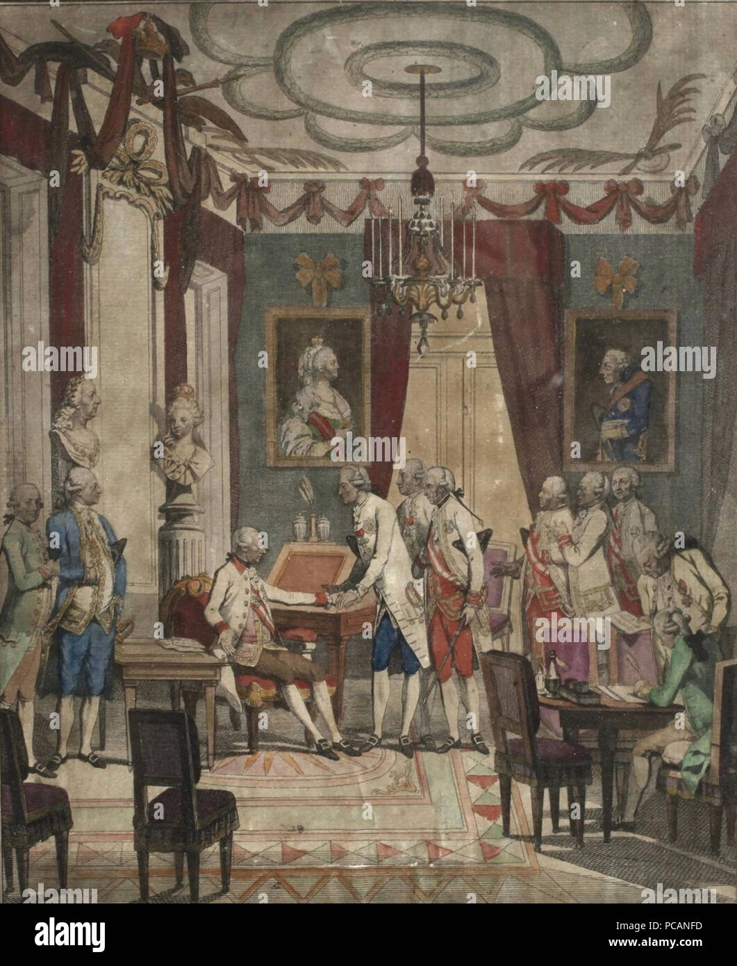 508 Quirin Mark Josephs Abschied von Seinen Vielgeliebten (randlos Stock Photo - Alamy