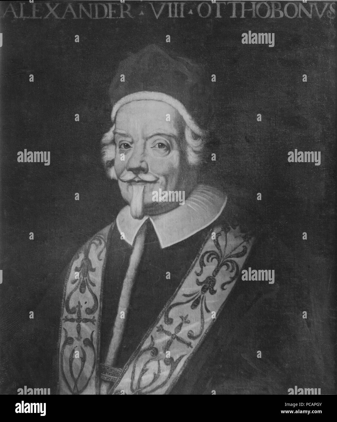36 Alexander VIII, 1610-1691, påve - Nationalmuseum - 16166 Stock Photo ...