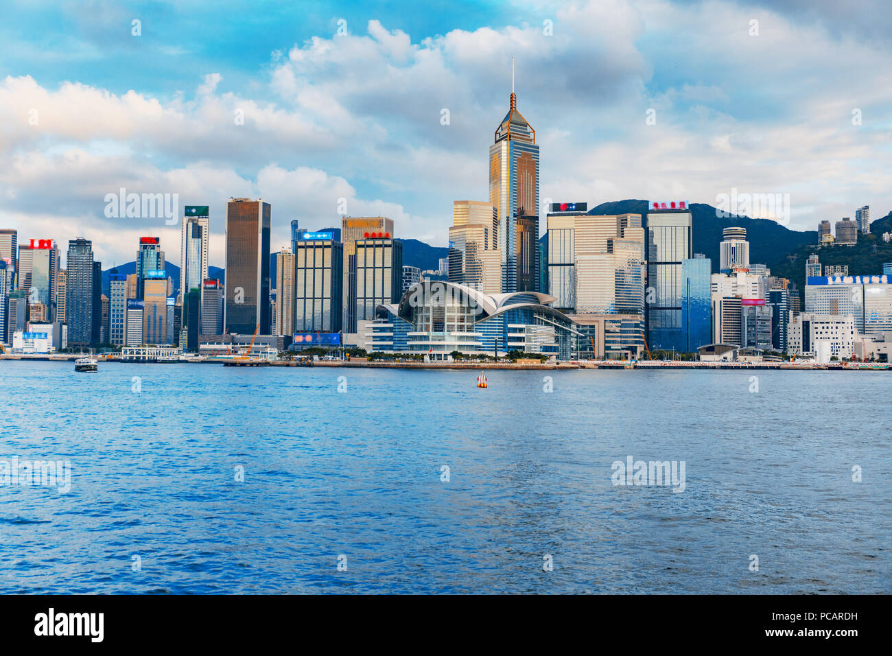 hong kong harbour view Stock Photo - Alamy