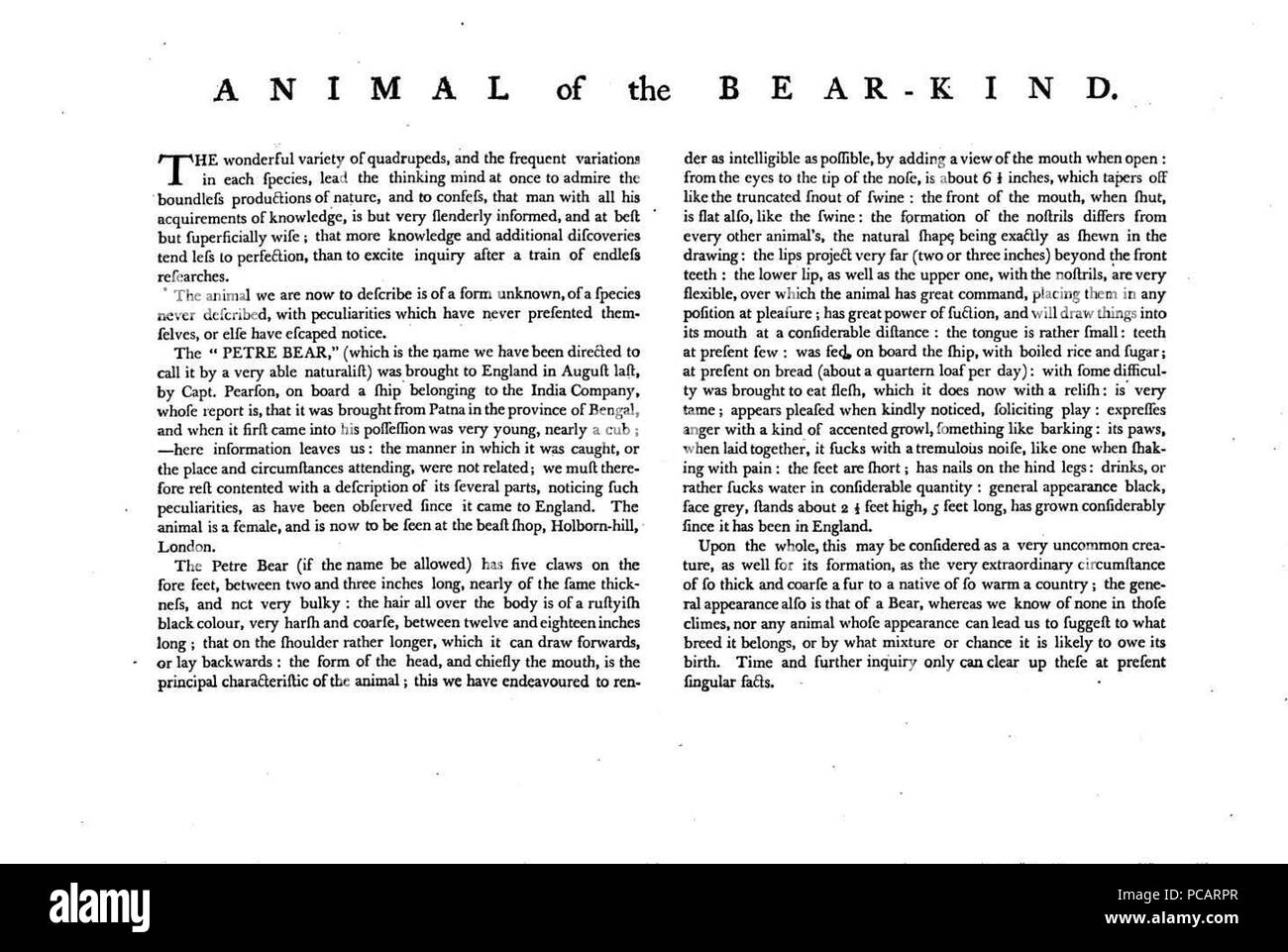 9 Charles Catton, Animals (1788) Page23 Image1 Stock Photo - Alamy