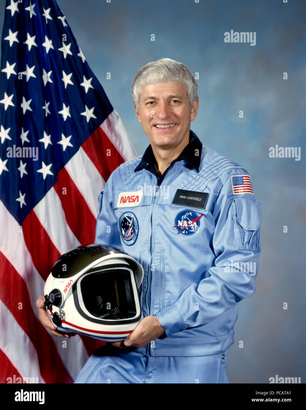 Portrait photograph of Astronaut Hank Hartsfield December 5, 1984 Stock ...