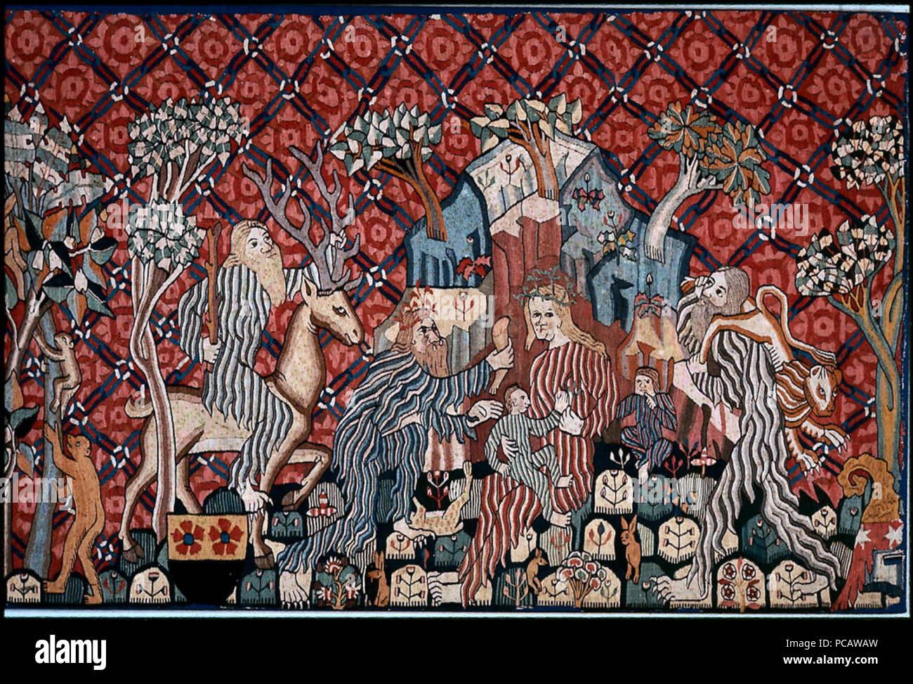 ` 63 Wild Men and Moors (Detail 10 of 12 Stock Photo - Alamy