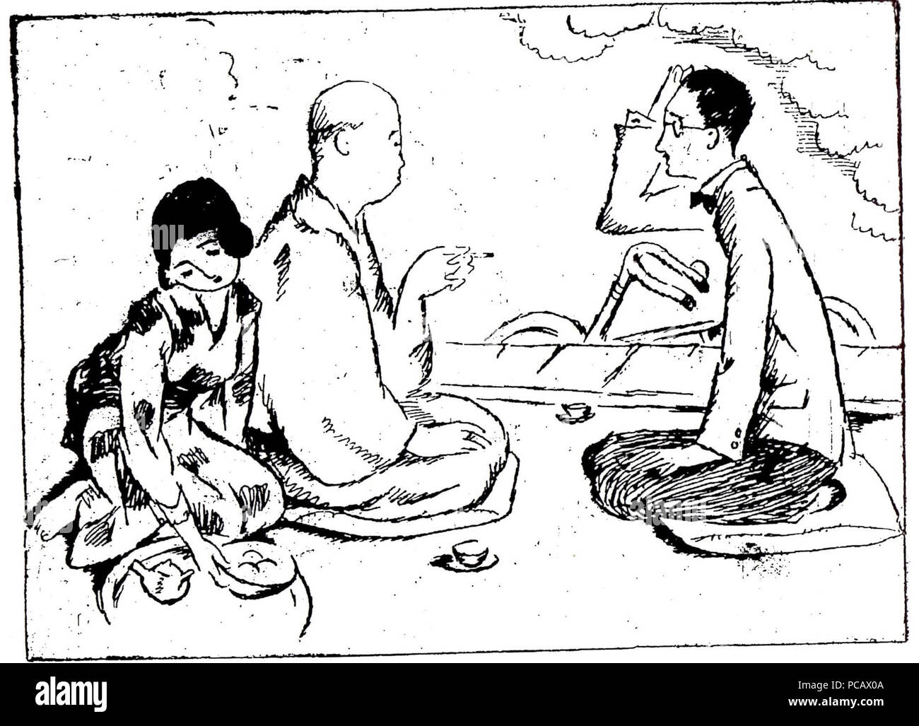 7 Tōkyō sainan gashin, 1923-10-03 by Yumeji Stock Photo - Alamy