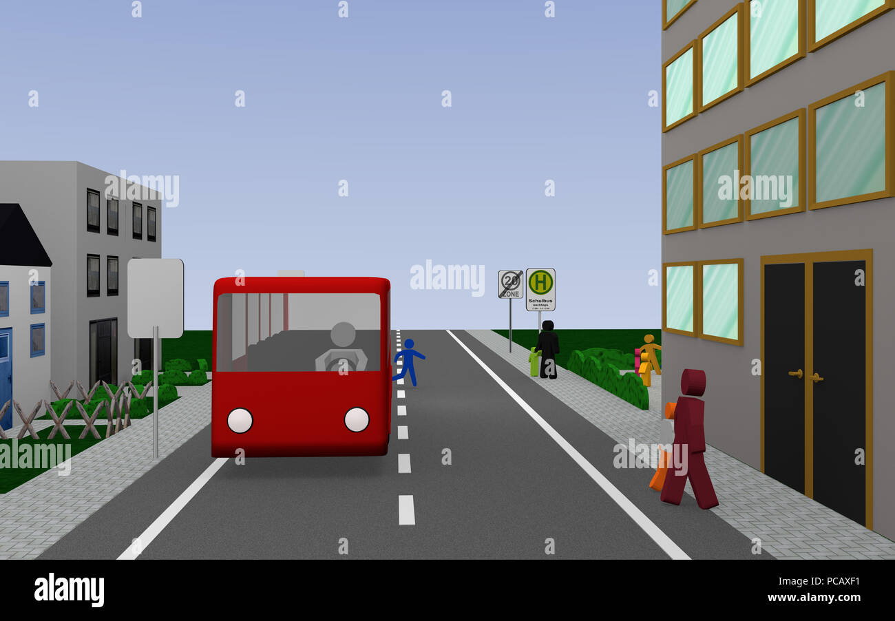 German School Bus High Resolution Stock Photography and Images - Alamy