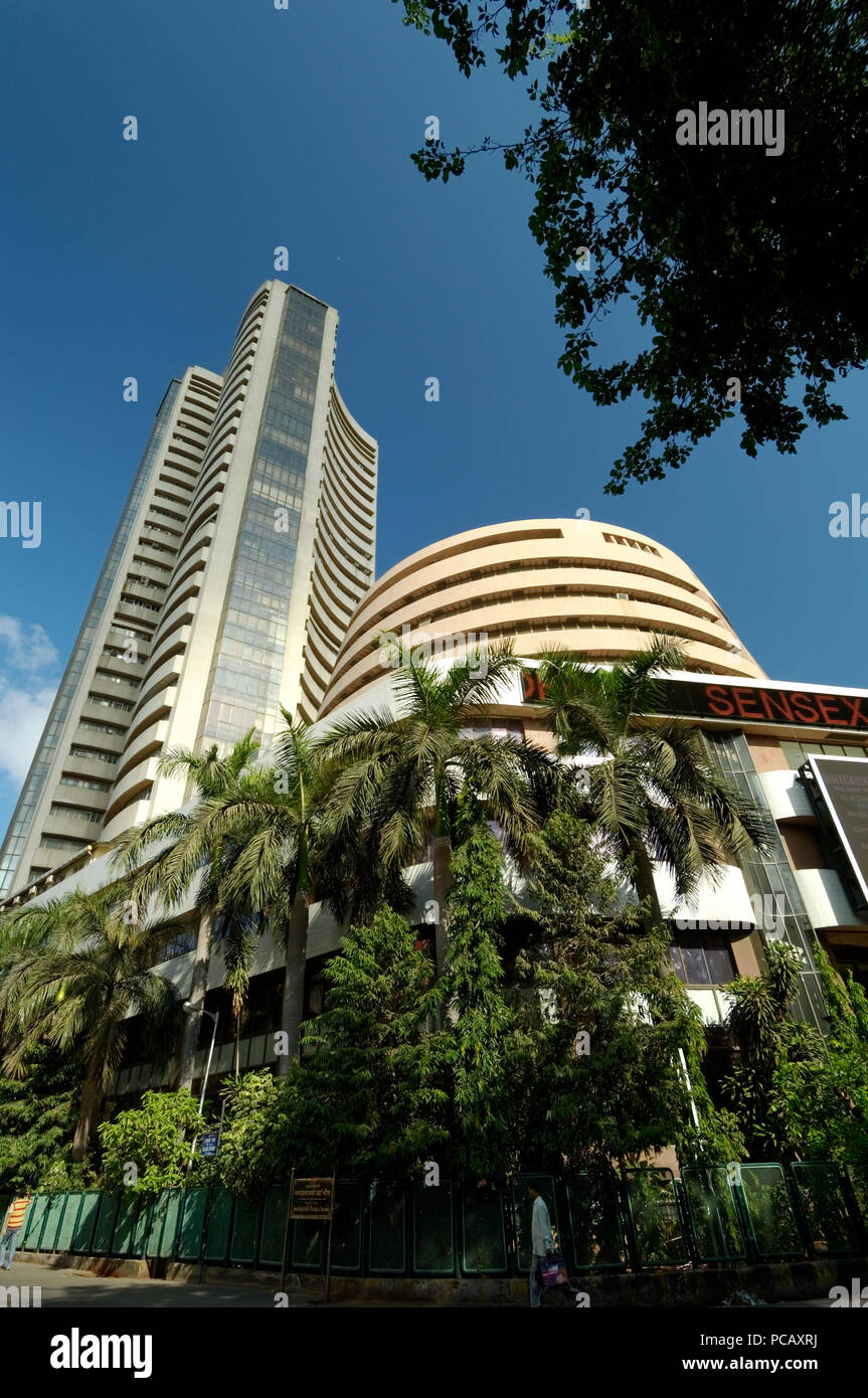 Old structure of Share market Bombay Stock Exchange Building Mumbai ...